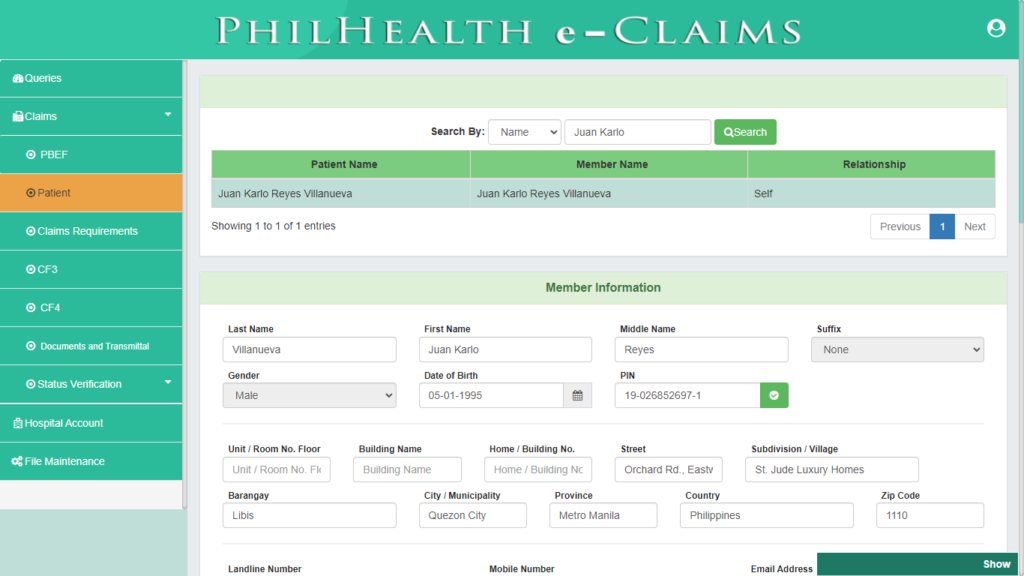 eClaims 3.0” PhilHealth Benefits - Geodata Solutions, Inc.